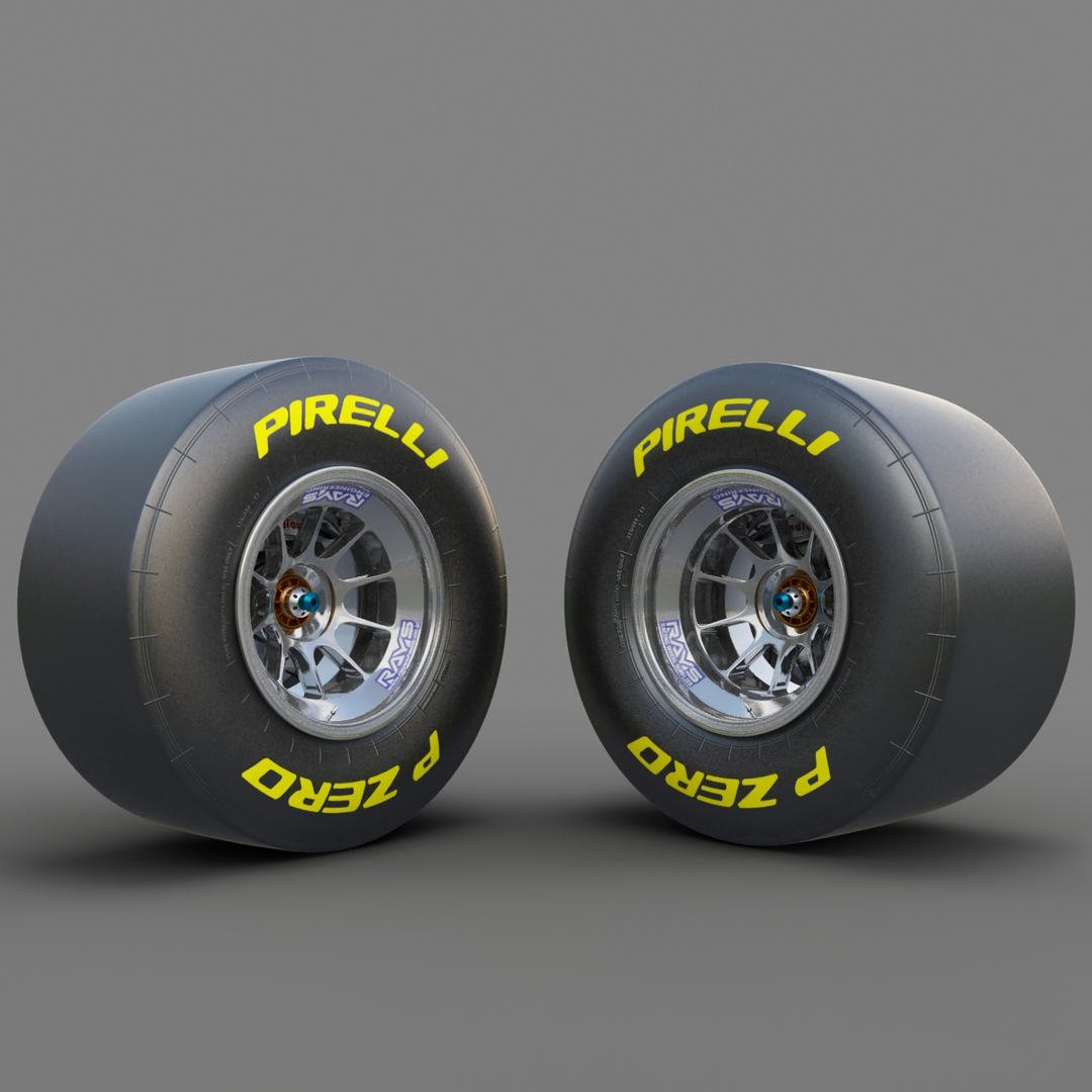 car f1 wheel rays 3d max