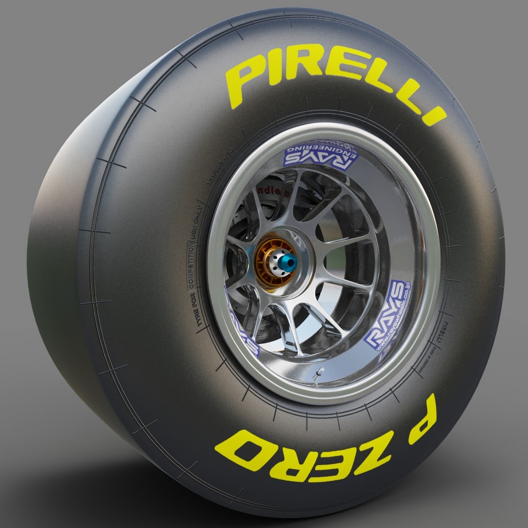 Car F1 Wheel Rays 3d Max