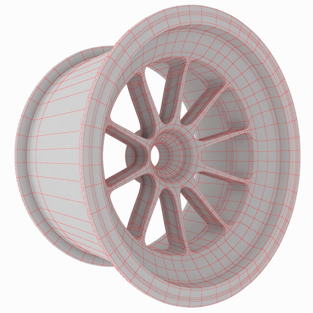 car f1 wheel rays 3d max