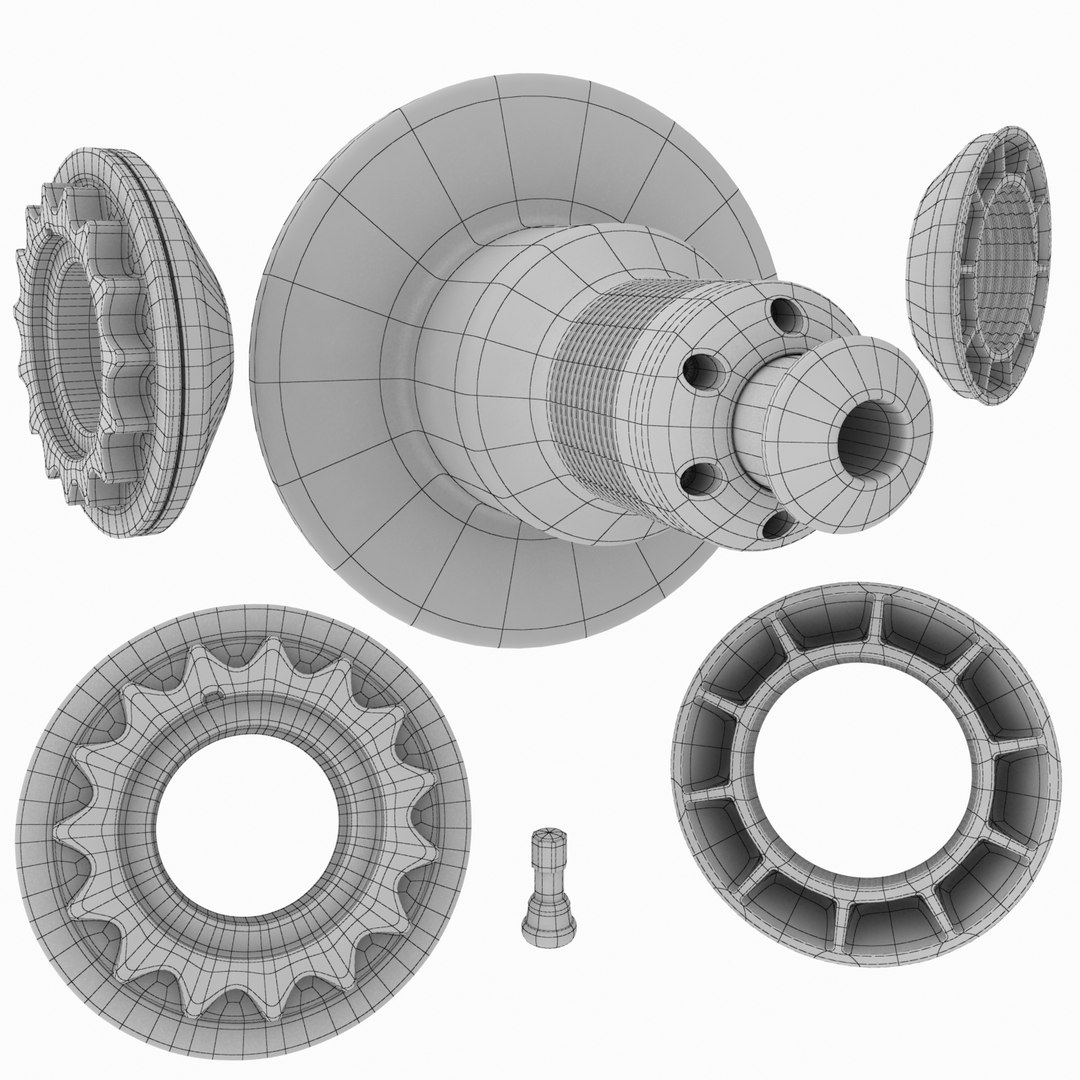 Car F1 Wheel Rays 3d Max
