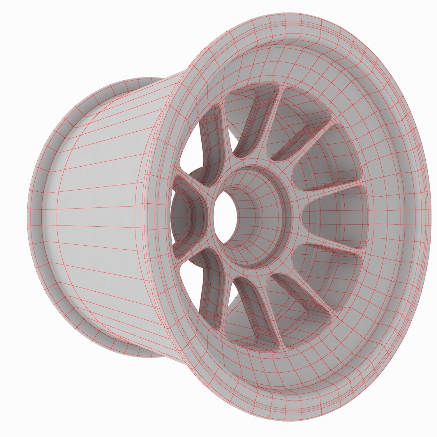 car f1 wheel rays 3d max