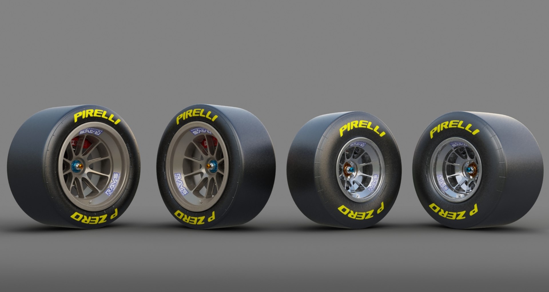 Car F1 Wheel Rays 3d Max