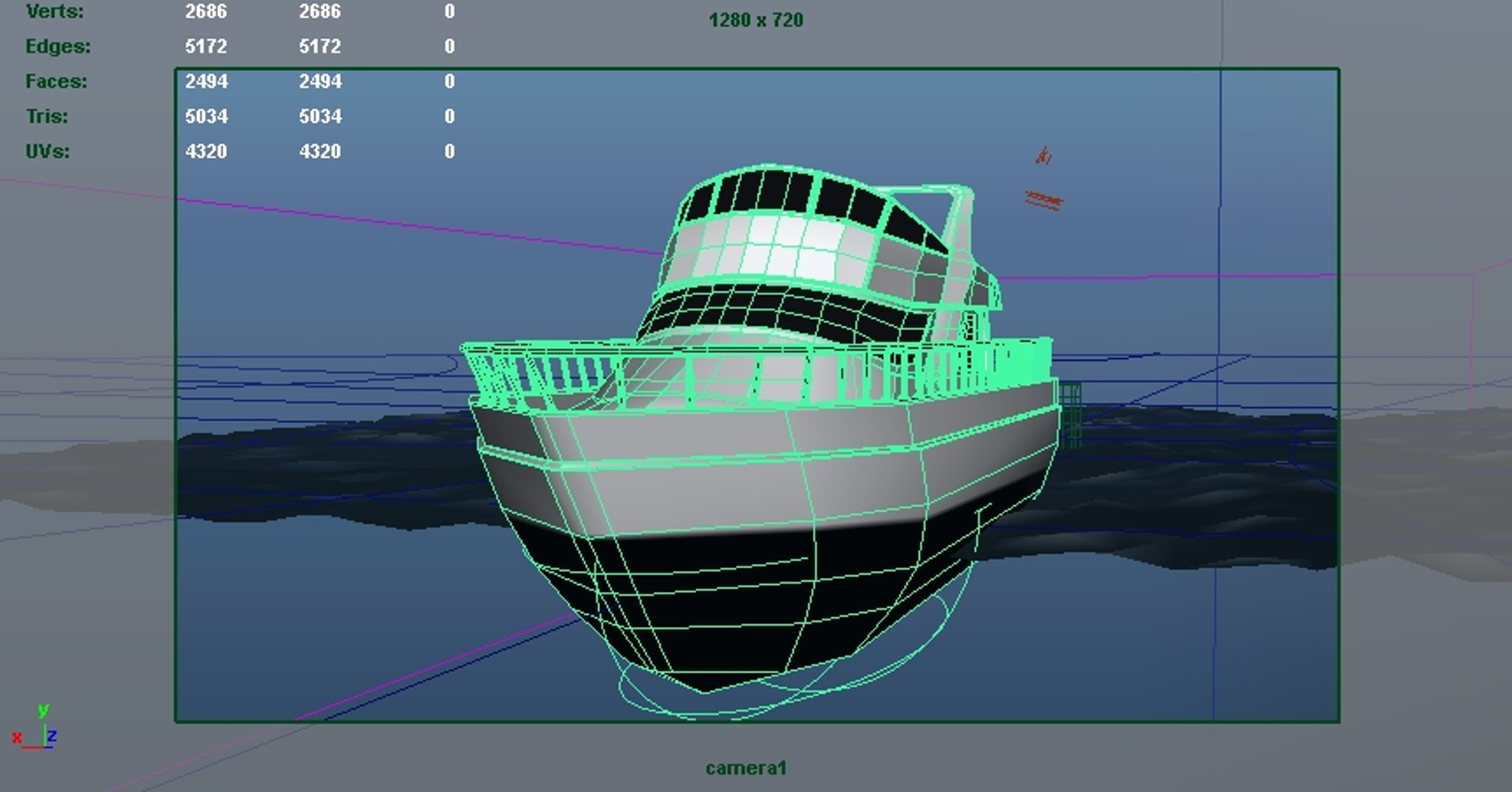 3D Boat Ocean Animation - TurboSquid 1237324