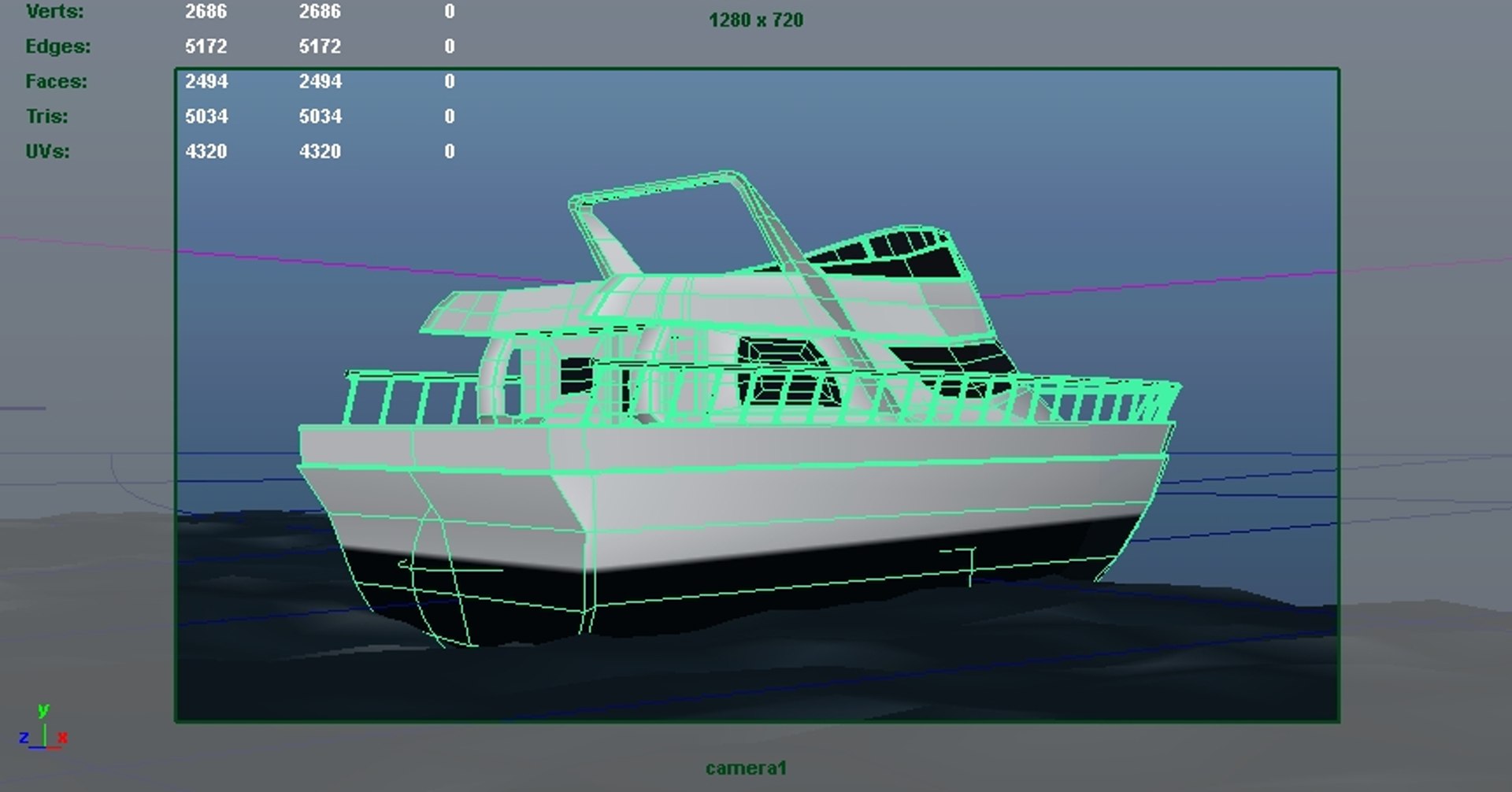 3D Boat Ocean Animation - TurboSquid 1237324