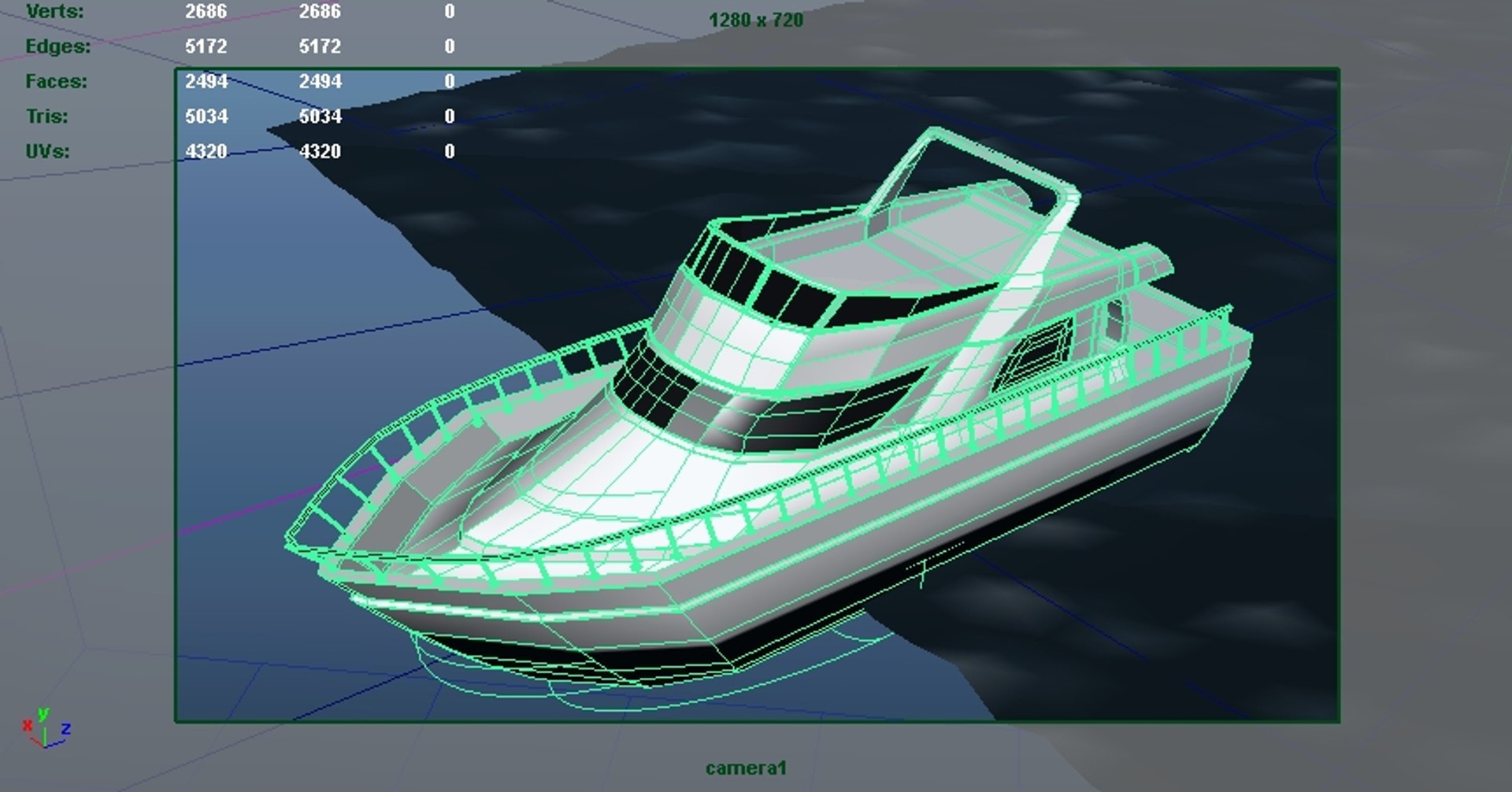 3D Boat Ocean Animation - TurboSquid 1237324