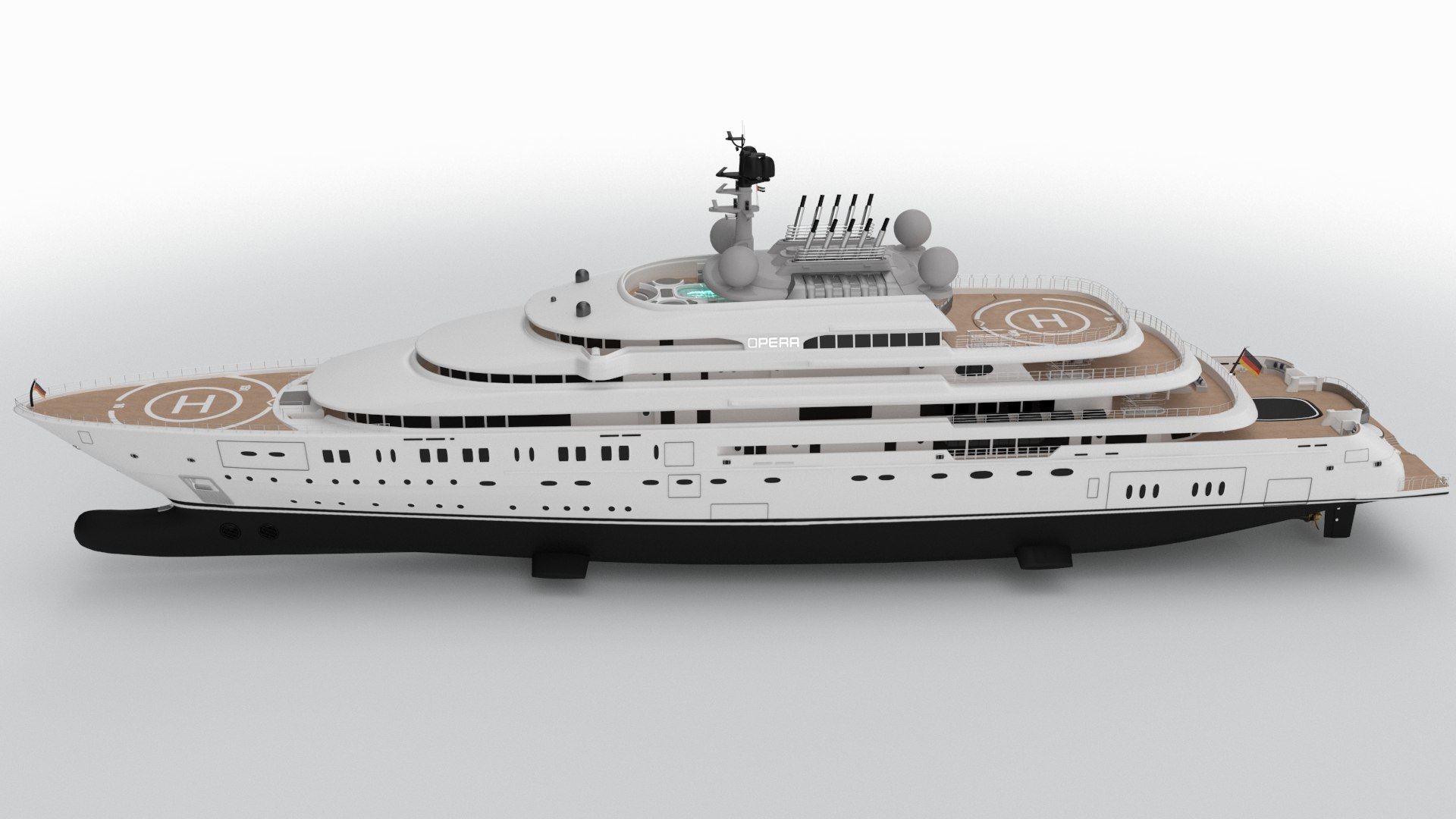 3D Model Superyachts Bundle 2 - TurboSquid 2383386