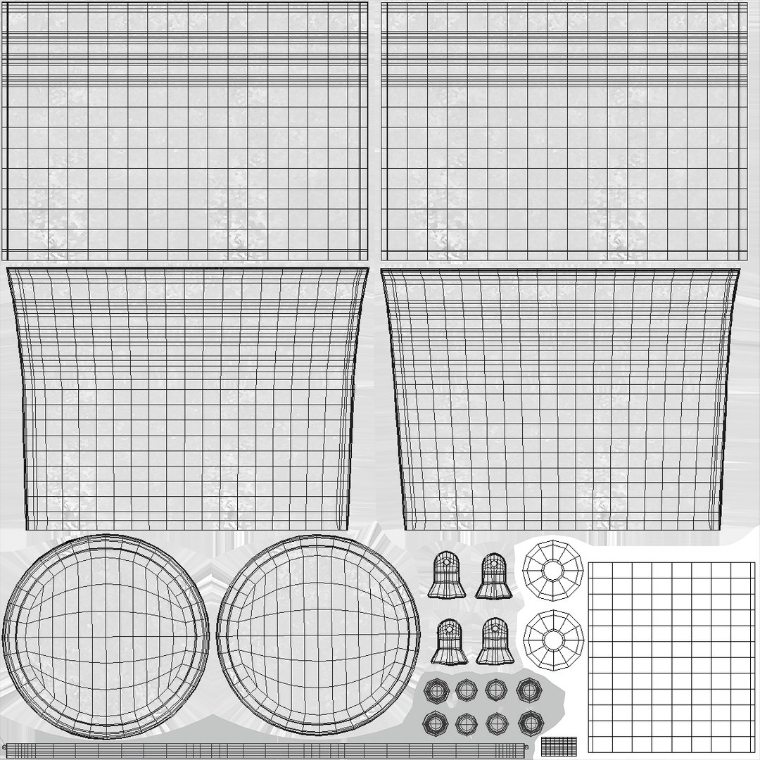 Galvanized Metal Bucket Model - TurboSquid 1726026