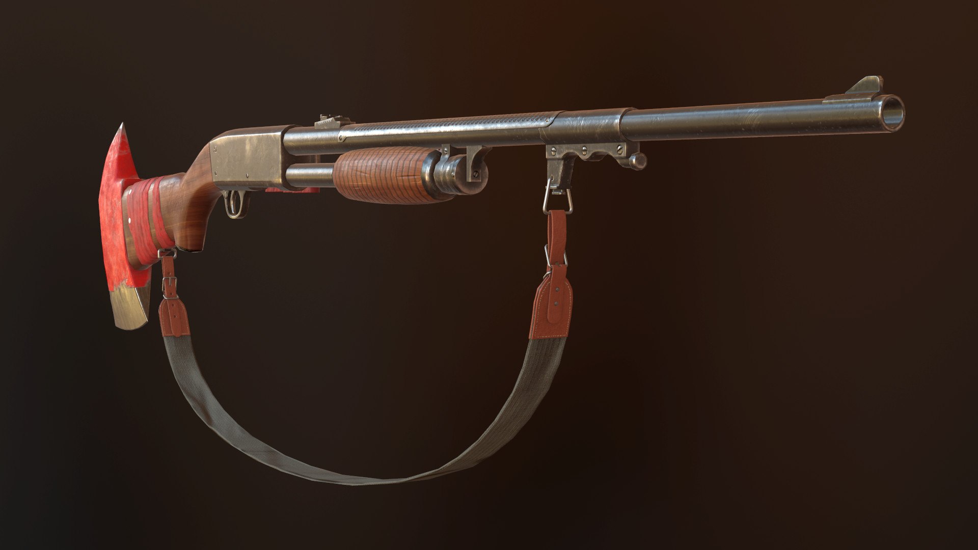 3D M37 Ithaca Model - TurboSquid 1194221