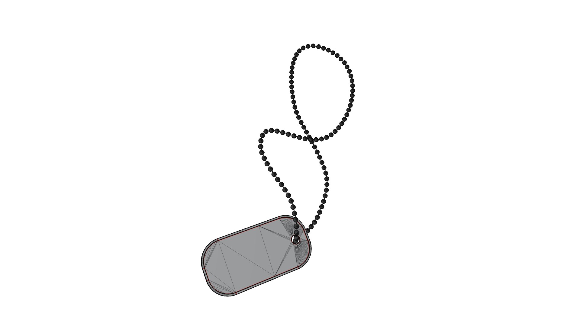 3D Dog Tag - TurboSquid 1879838