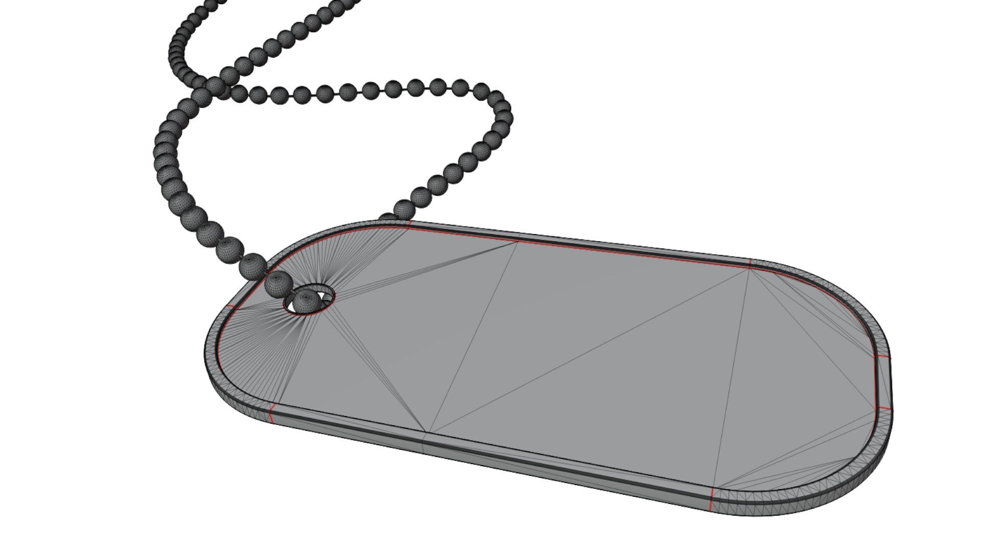 3D Dog Tag - TurboSquid 1879838