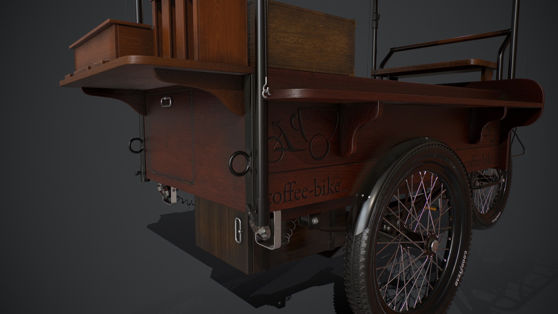3D Food Cart Model - TurboSquid 1532826