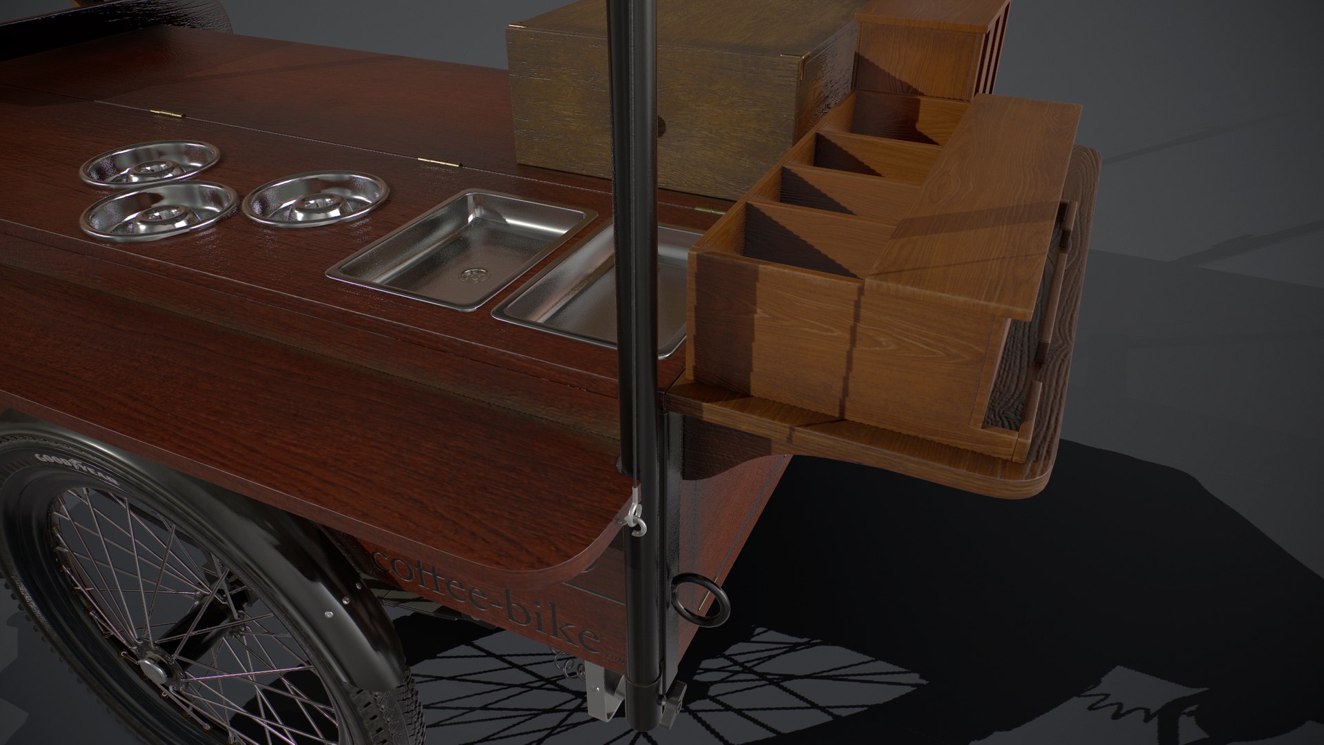 3D Food Cart Model - TurboSquid 1532826