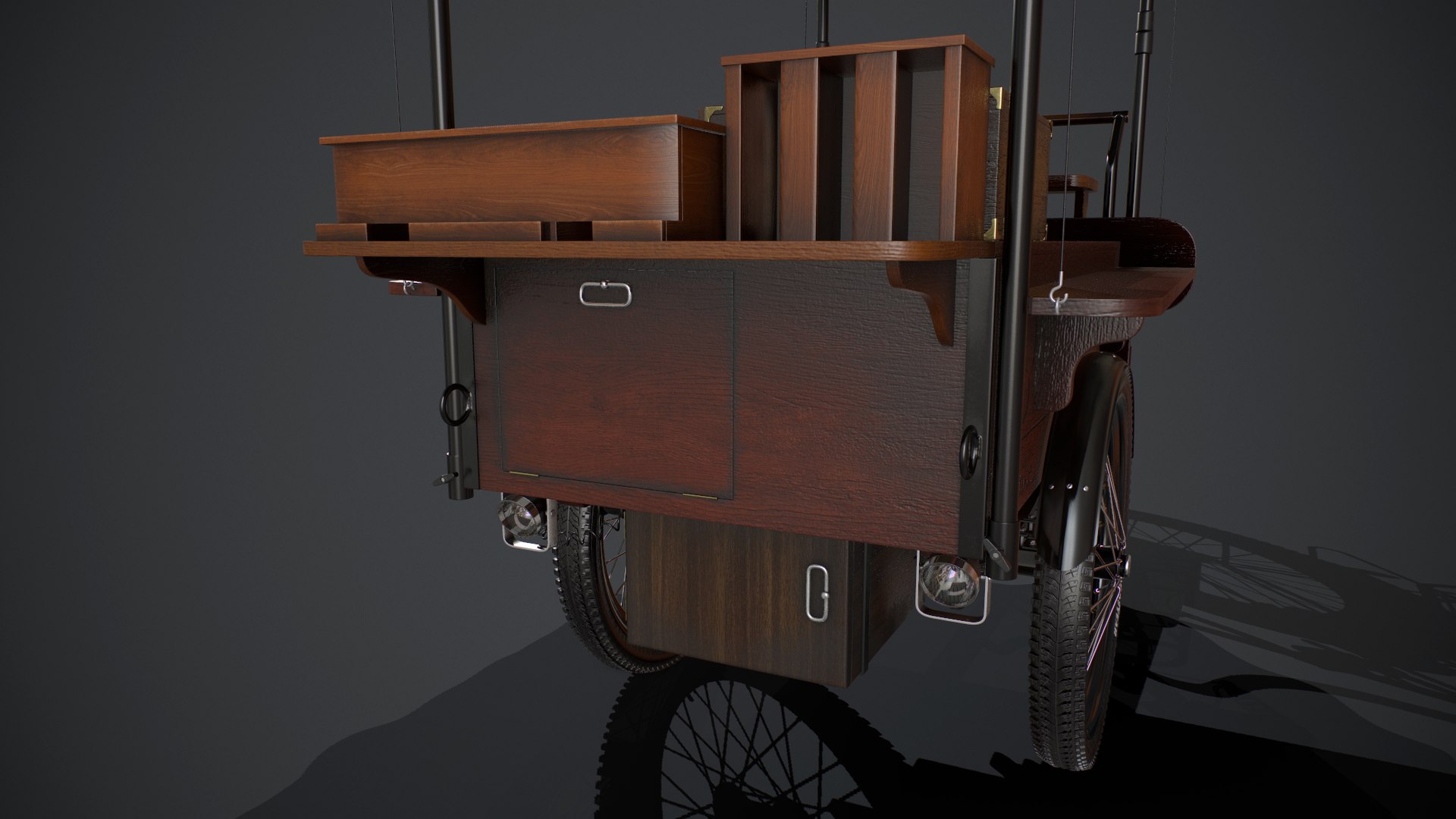 3D Food Cart Model - TurboSquid 1532826