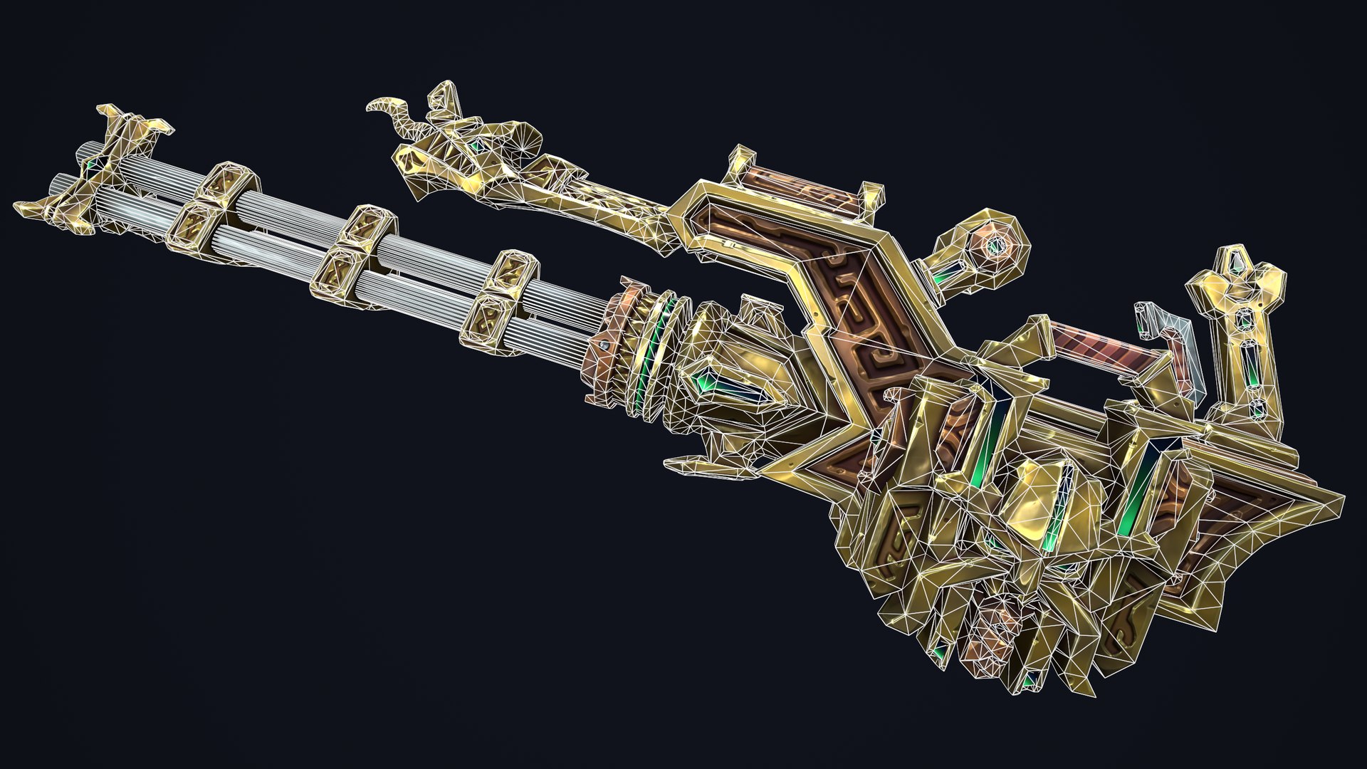 Fantasy Dwarf Minigun Model - TurboSquid 2281182
