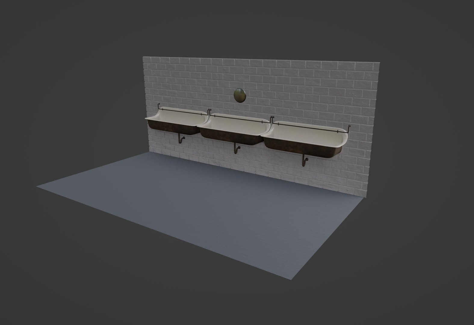Mens Restroom Urinal 3D Model - TurboSquid 2209555