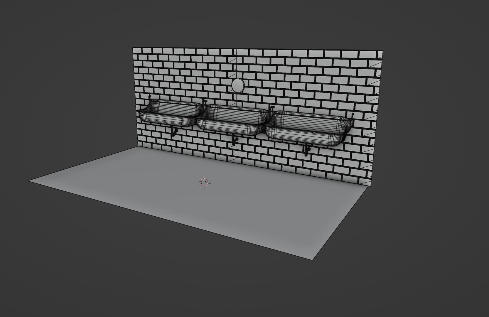 Mens Restroom Urinal 3D Model - TurboSquid 2209555