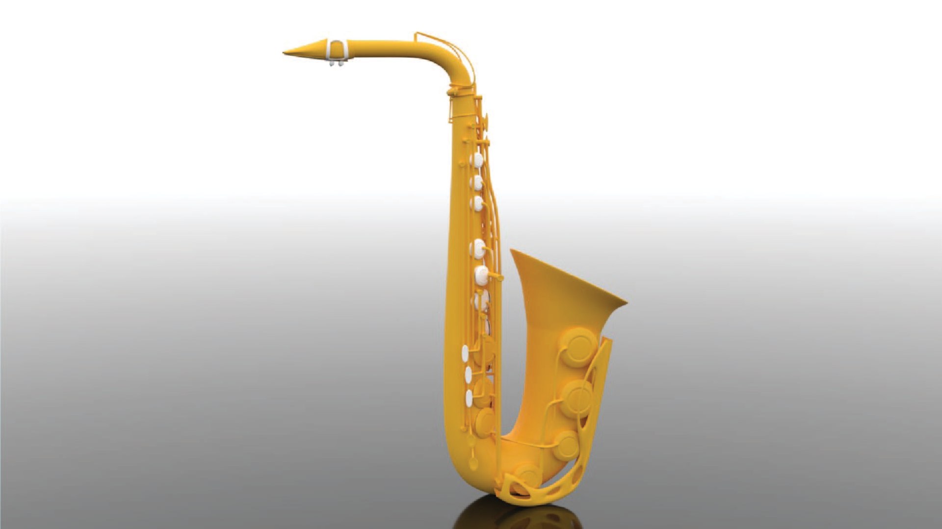 Saxophone 3D Model - TurboSquid 1906362
