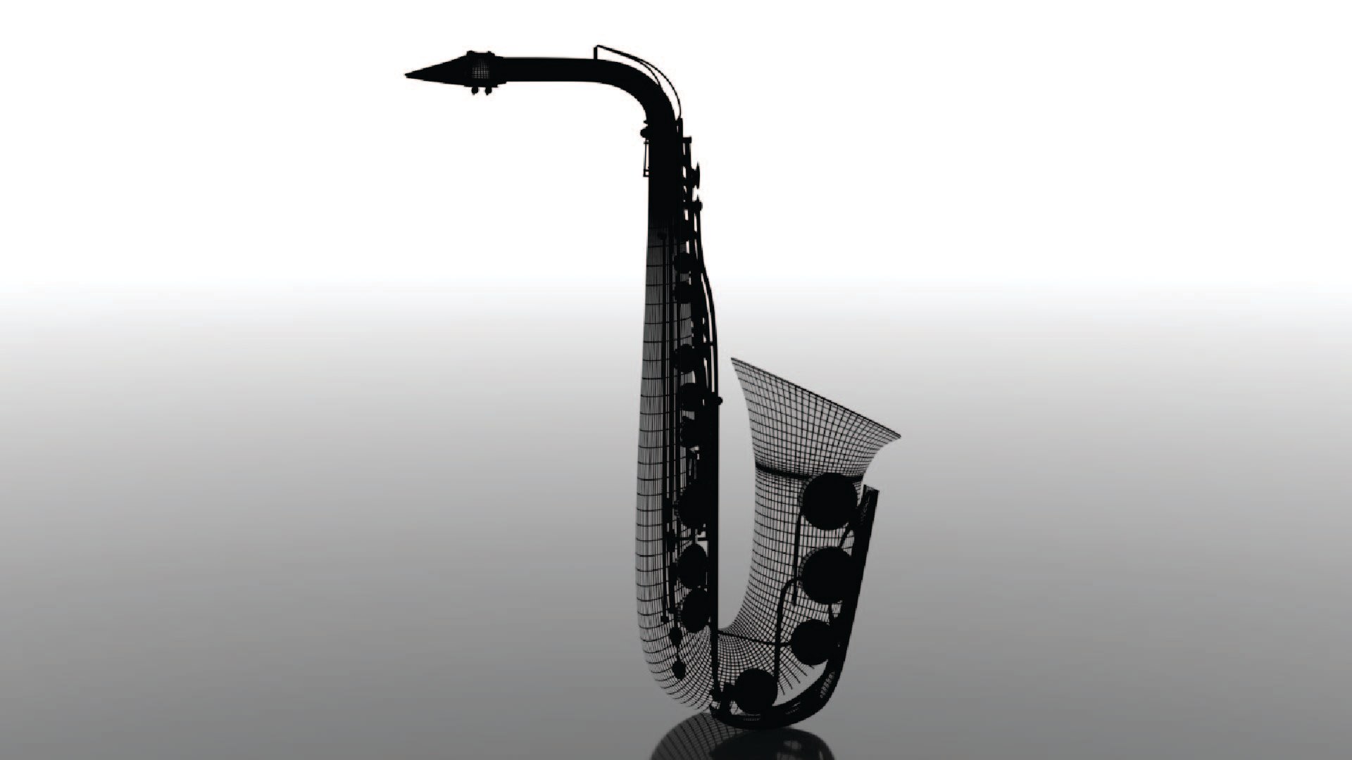 Saxophone 3D Model - TurboSquid 1906362