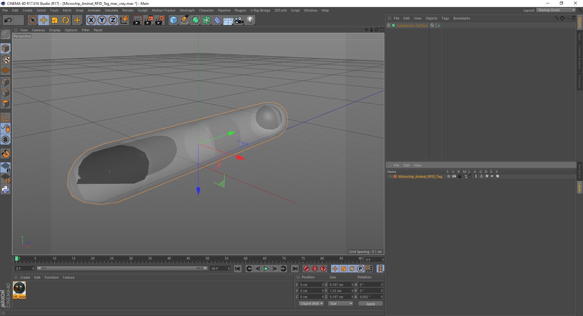 3D Microchip Animal RFID Tag Model - TurboSquid 2070499