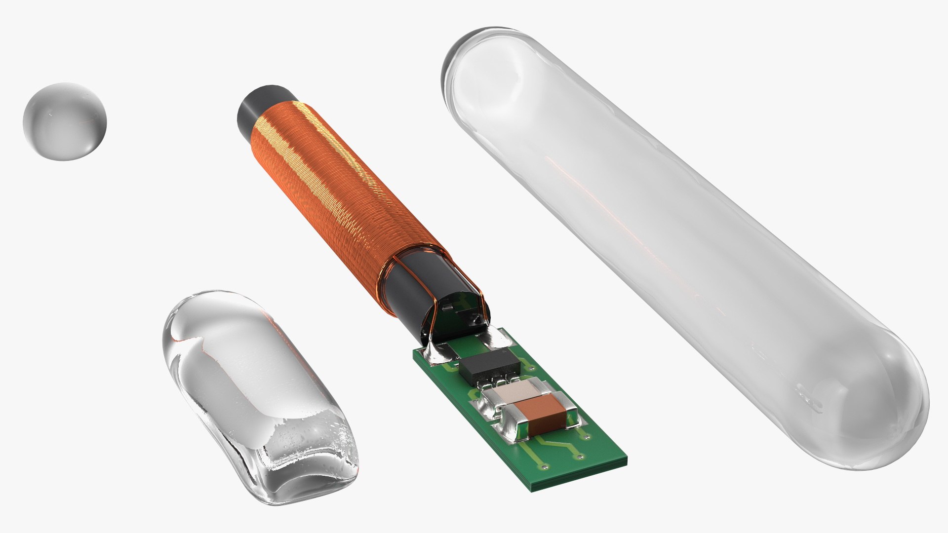 3D Microchip Animal RFID Tag Model - TurboSquid 2070499