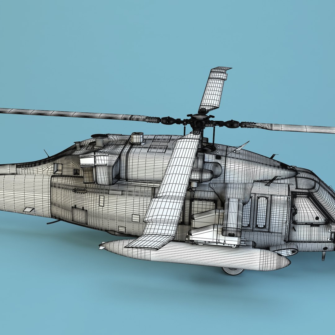 Uh- Sikorsky Ilitary Helicopter 3d Odel