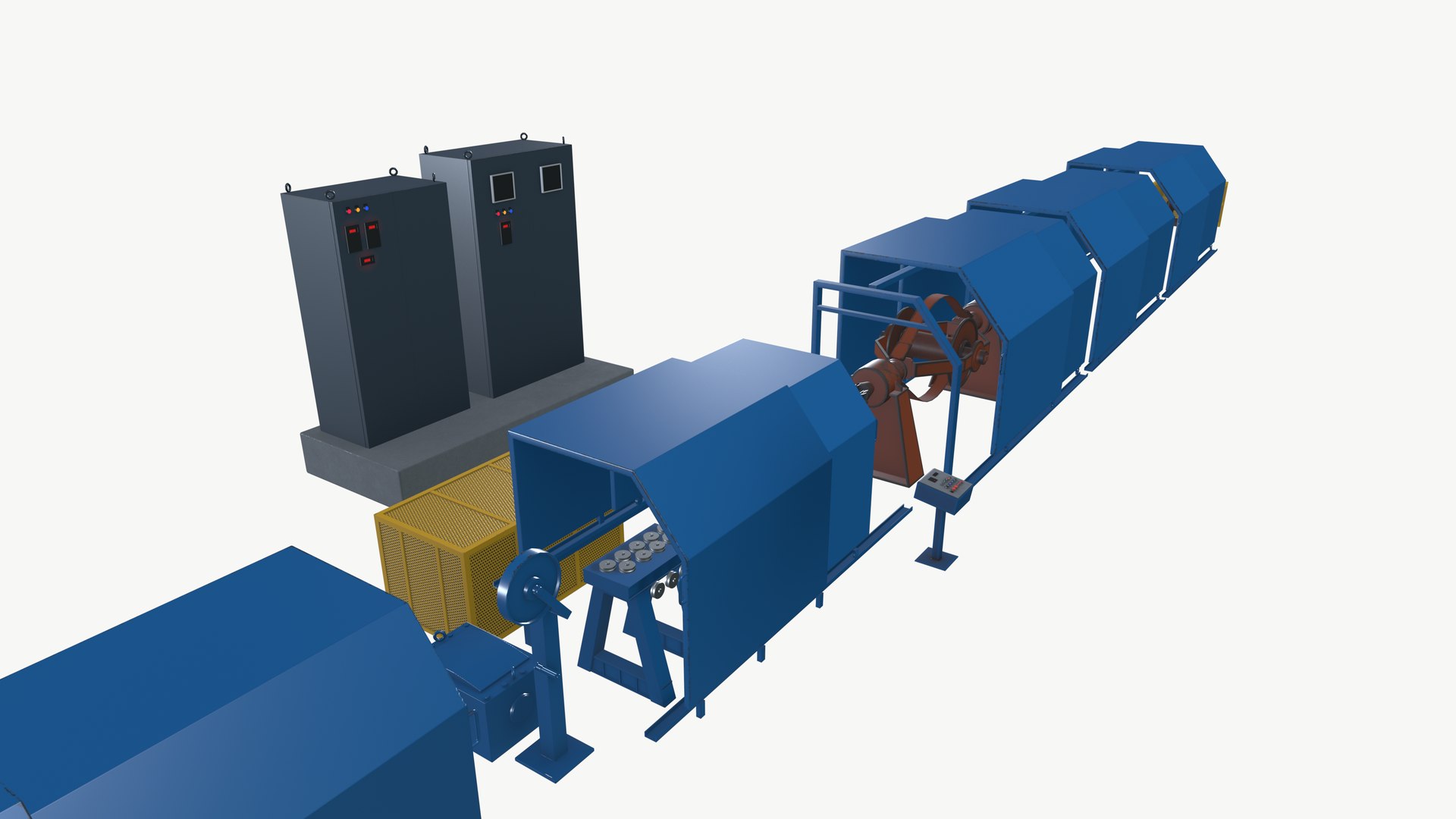 3D Skip Machine Model - TurboSquid 2274503