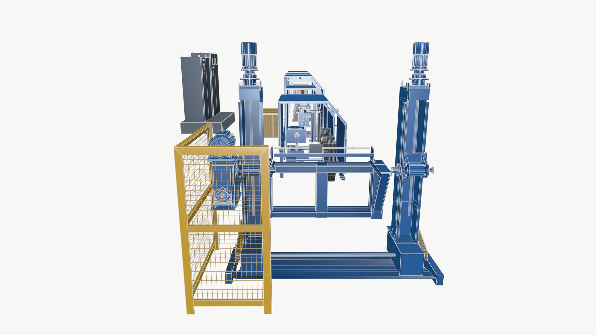 3D Skip Machine Model - TurboSquid 2274503