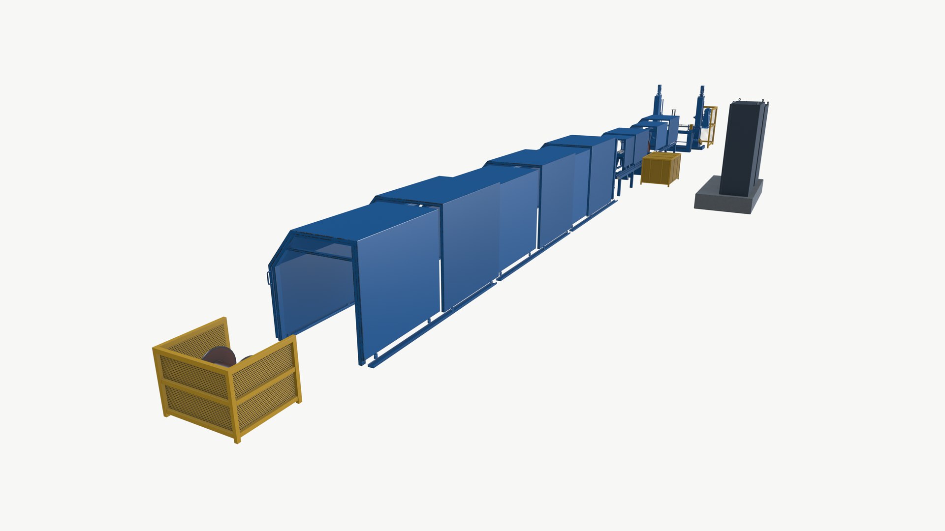 3D Skip Machine Model - TurboSquid 2274503