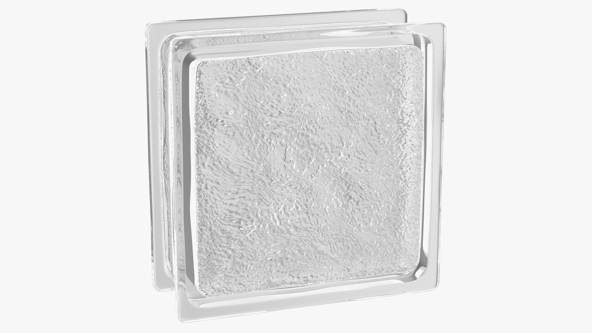 Ice Pattern Glass Block 3D Model - TurboSquid 1830043