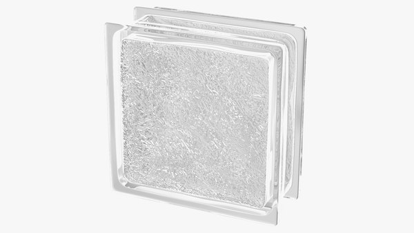Ice Pattern Glass Block 3D model - TurboSquid 1830043