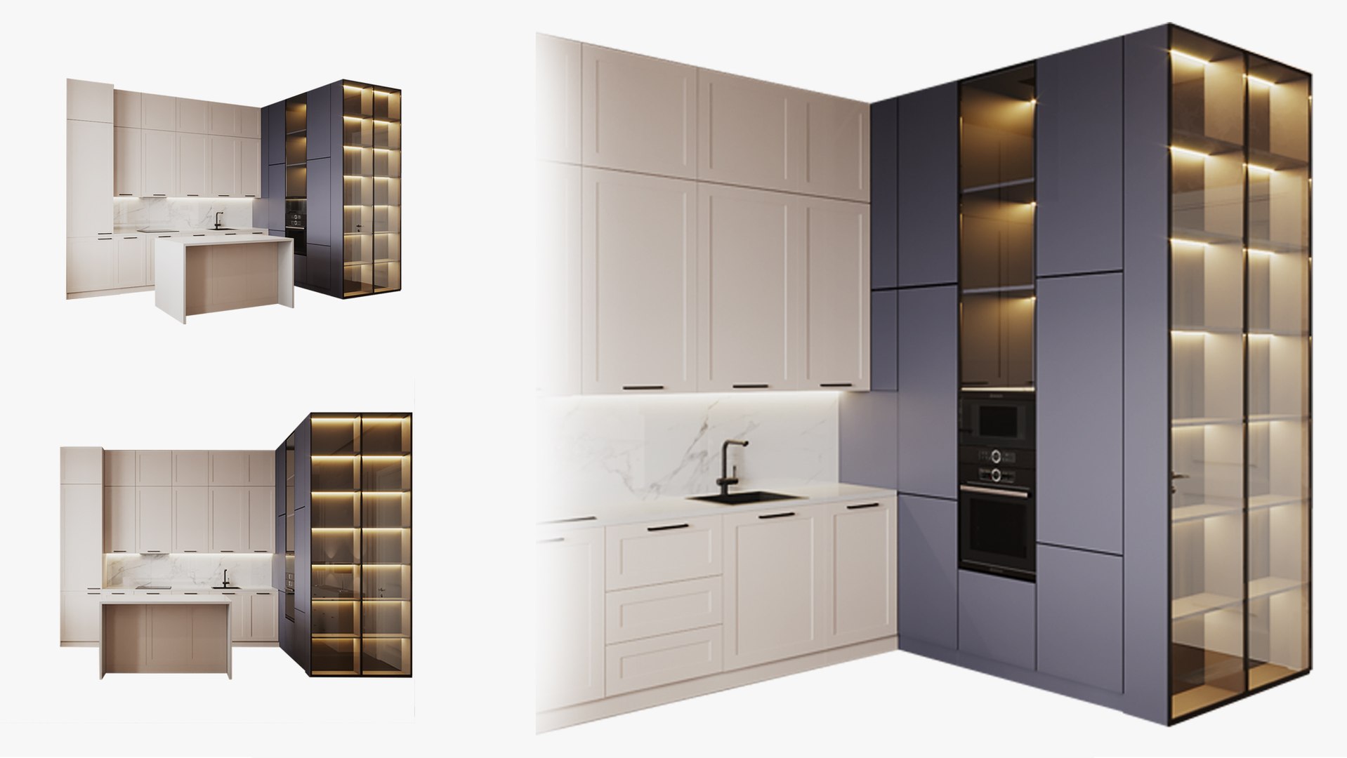 3D Kitchen furniture 06 - TurboSquid 2178161