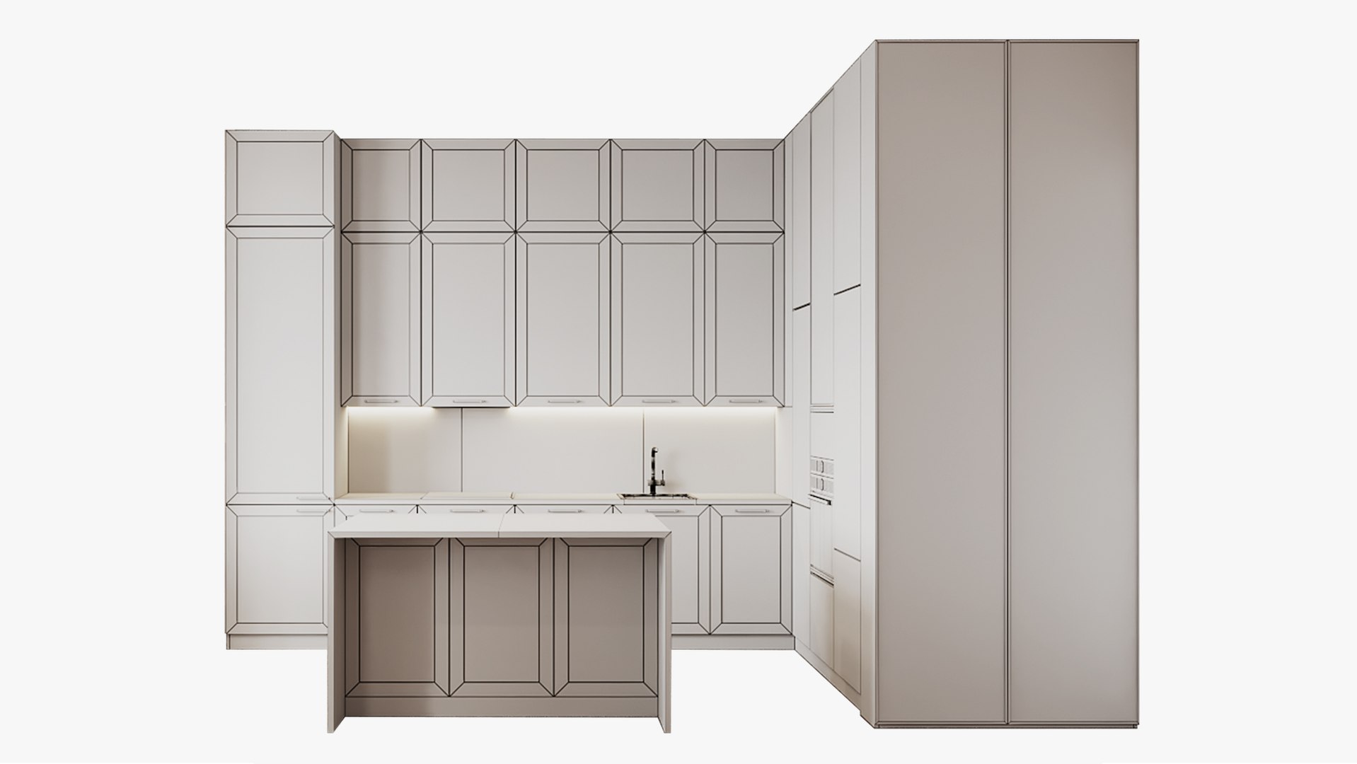 3D Kitchen furniture 06 - TurboSquid 2178161