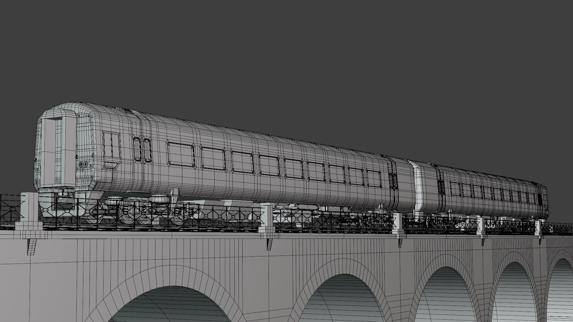 British Stations And Viaduct Model - TurboSquid 2311603