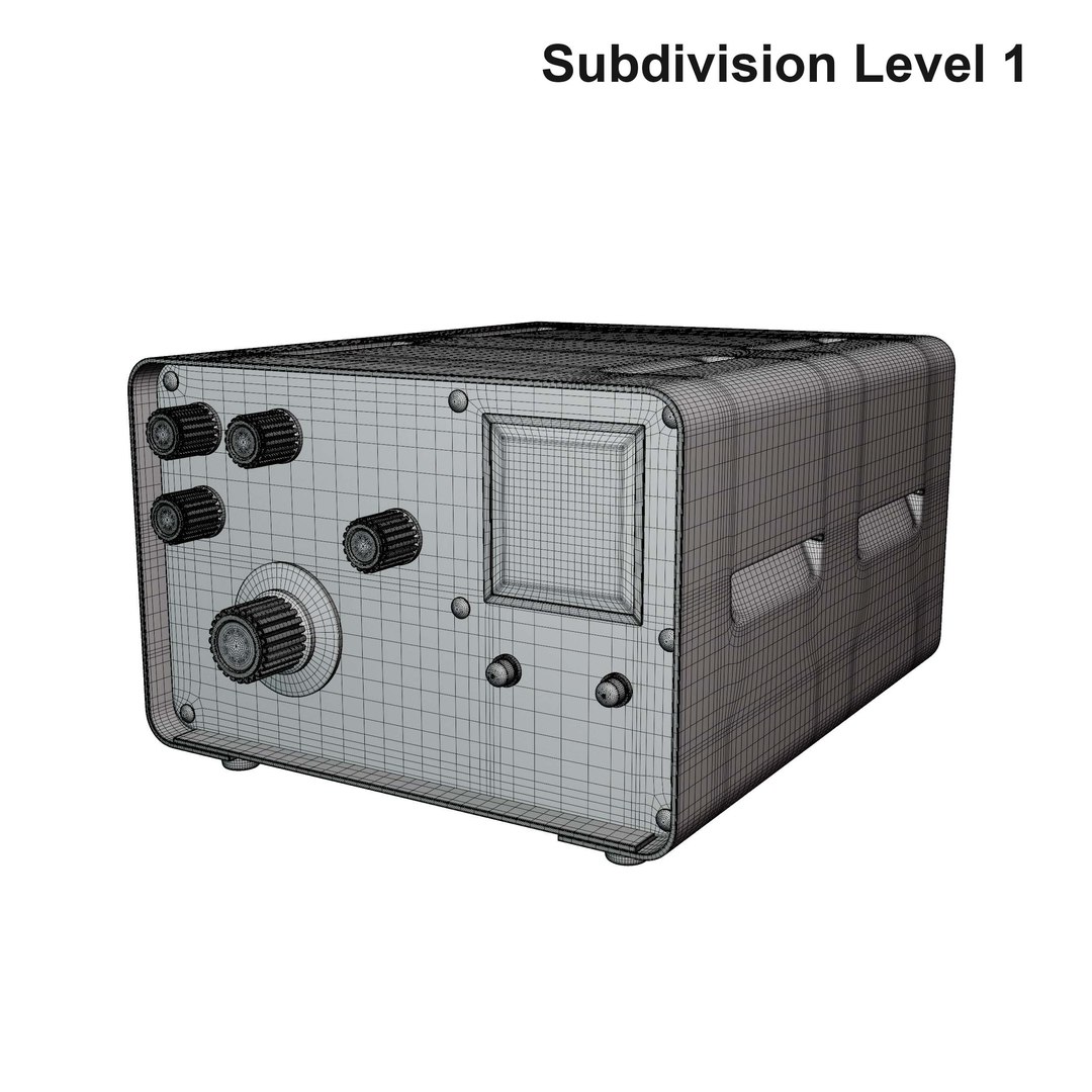 3D Executive Retro CB Radio Model - TurboSquid 1797189