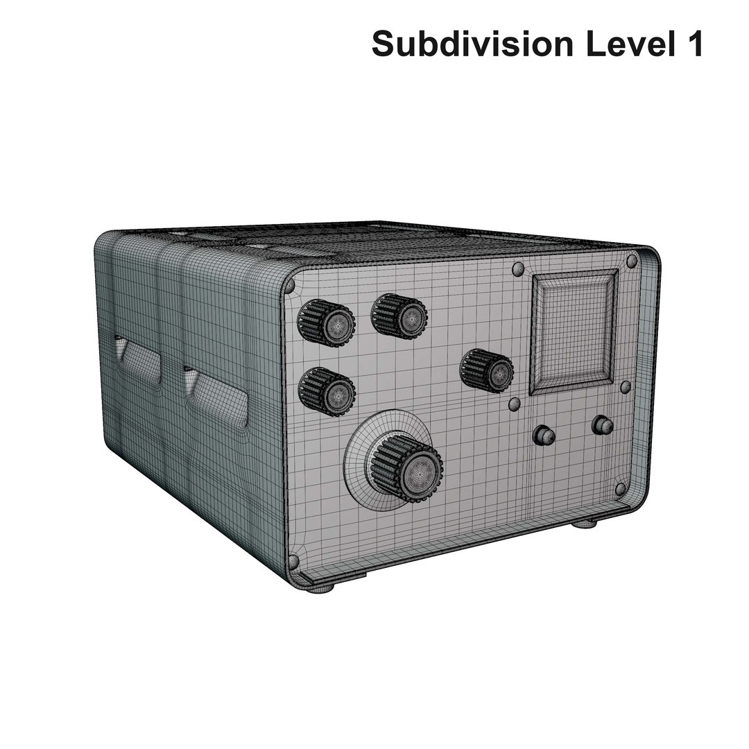 3D Executive Retro CB Radio Model - TurboSquid 1797189