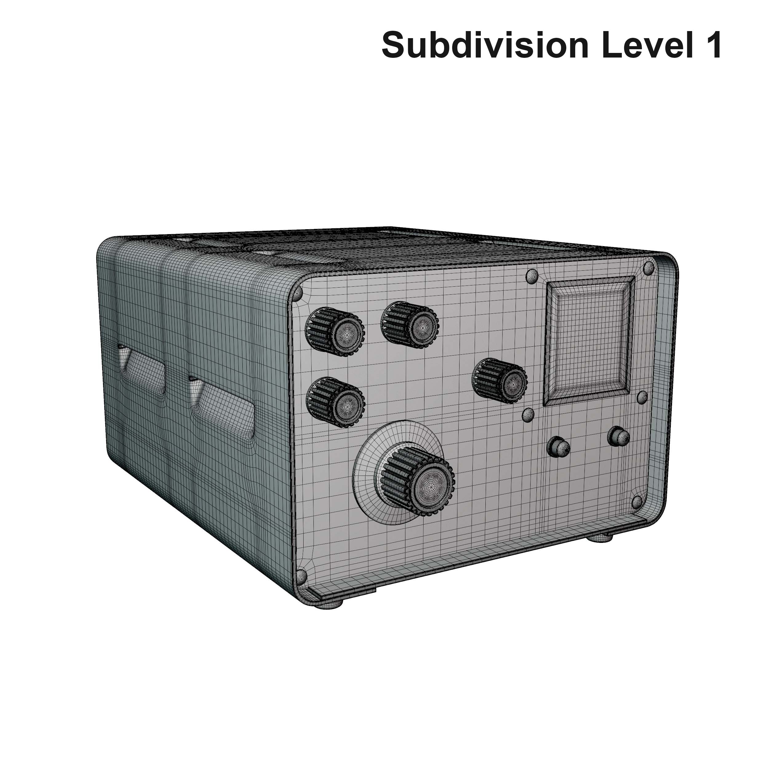 3D Executive Retro CB Radio model - TurboSquid 1797189
