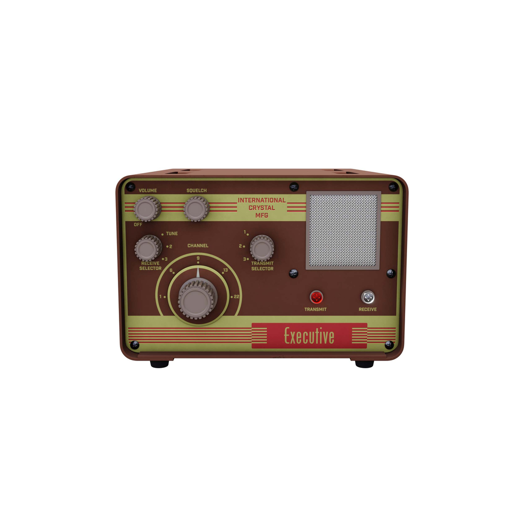 3D Executive Retro CB Radio Model - TurboSquid 1797189