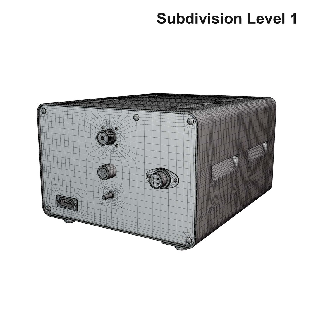 3D Executive Retro CB Radio Model - TurboSquid 1797189