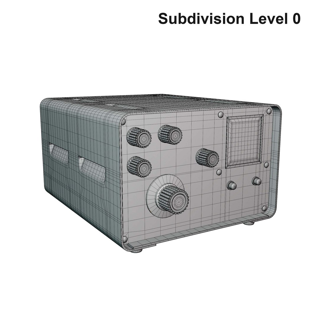 3D Executive Retro CB Radio Model - TurboSquid 1797189