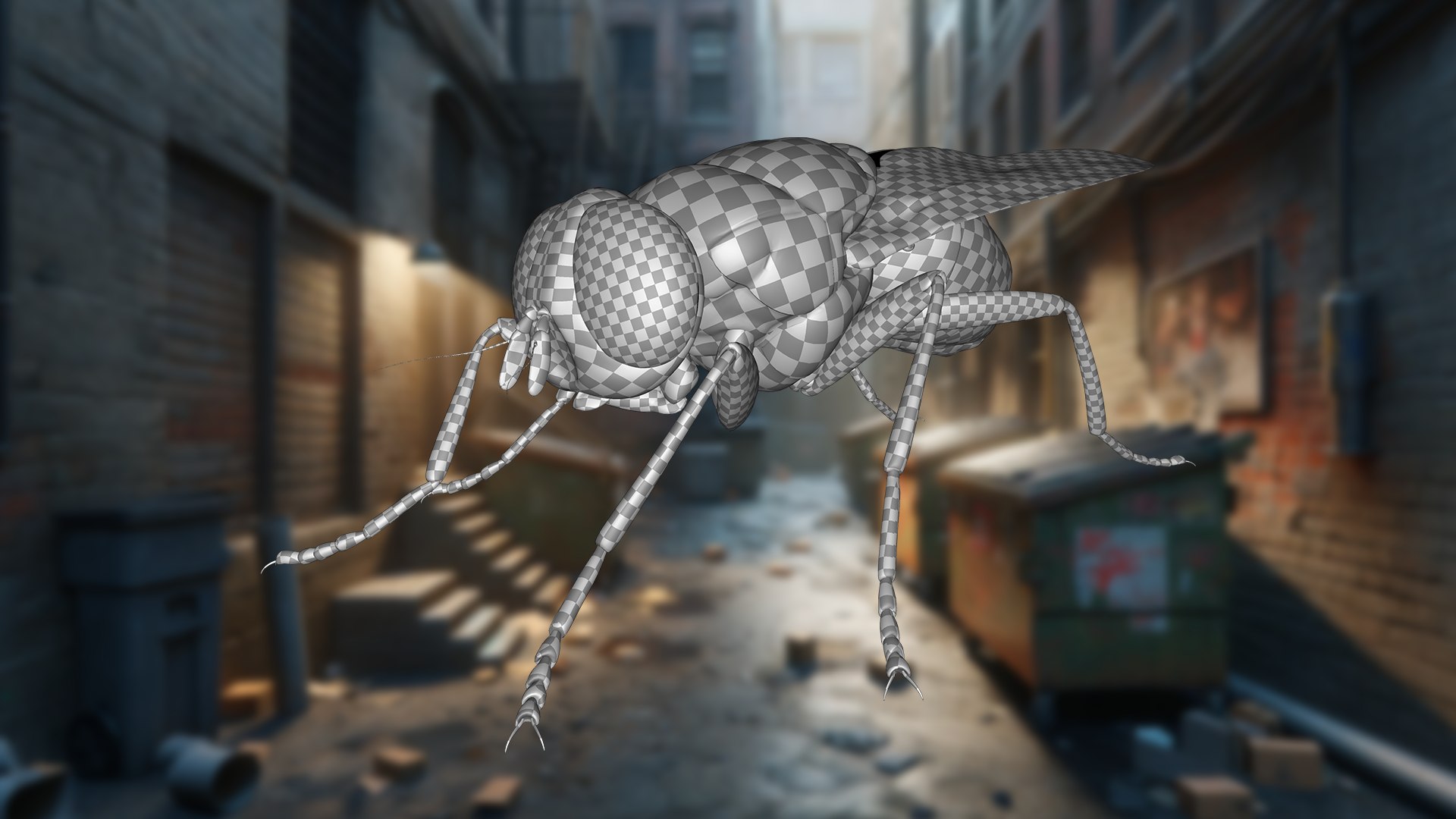 Insect Intrigue 3D Housefly Rigged Low-poly 3D Model 3D Model ...