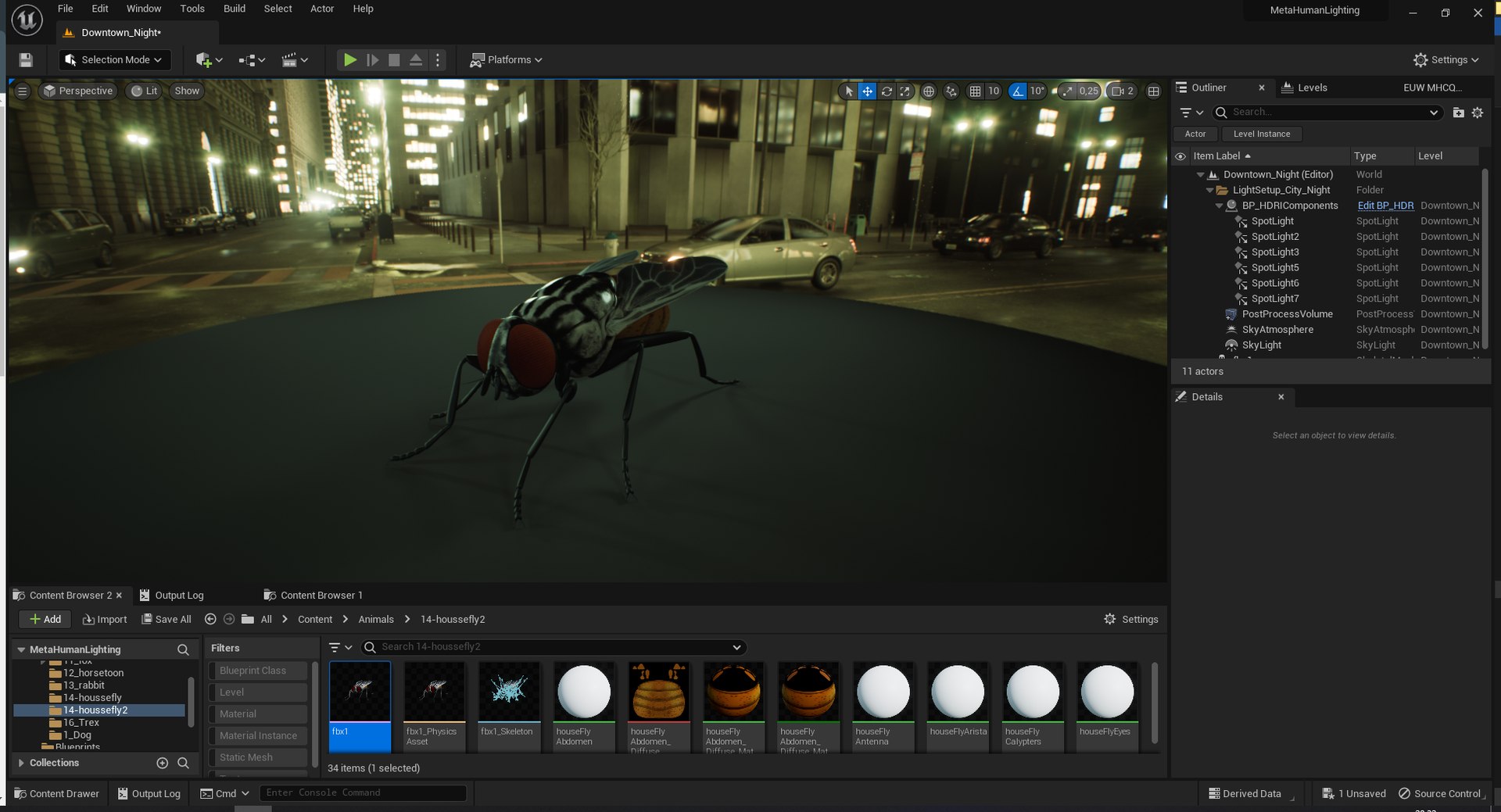 Insect Intrigue 3D Housefly rigged Low-poly 3D model 3D model ...