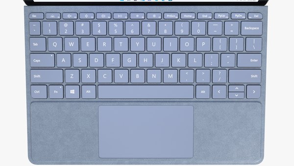 3D Microsoft Surface Go 3 with Type Covers Mouse Pen All Colors ...