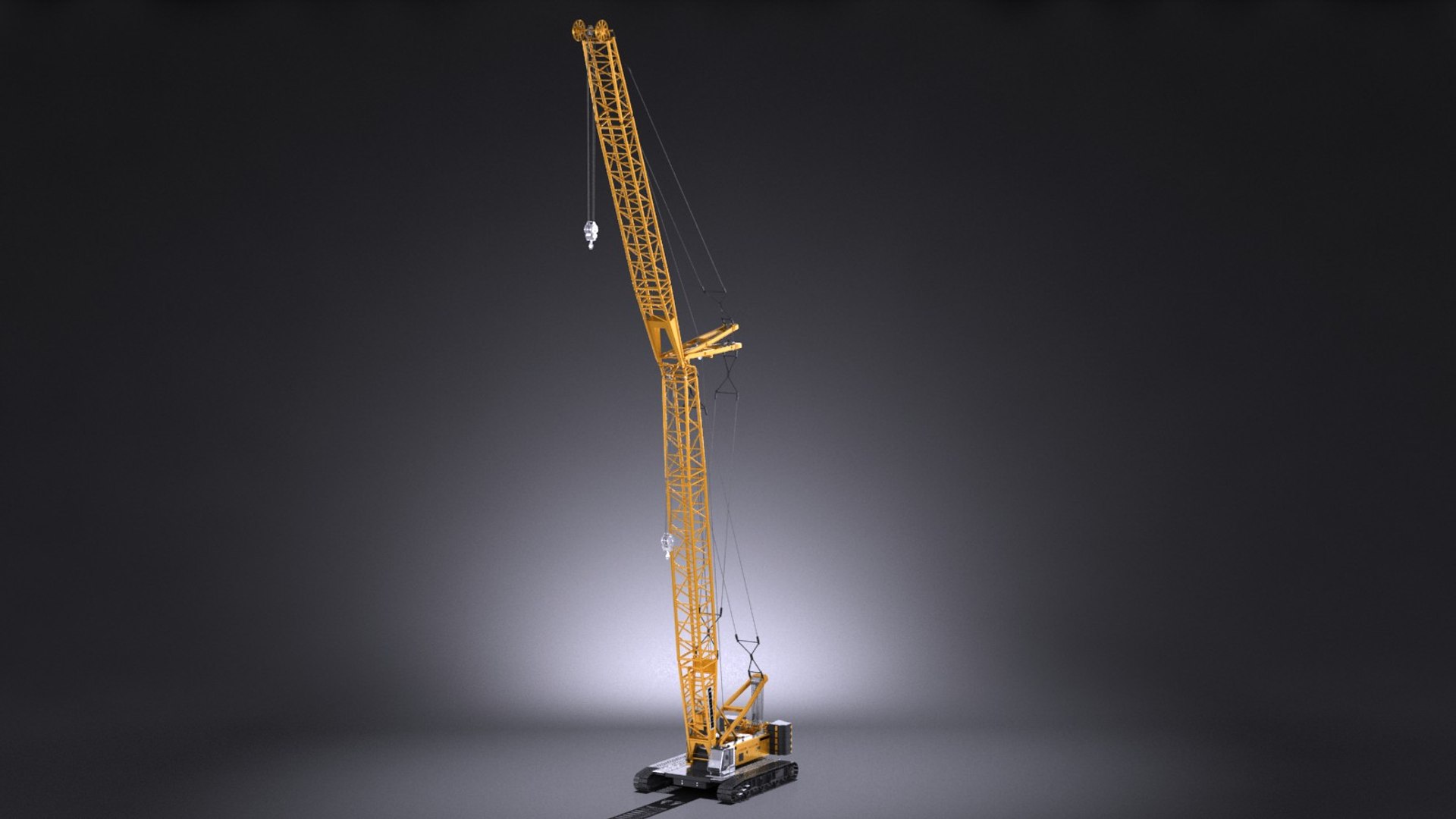 3d Model Of Liebherr Lr 1160