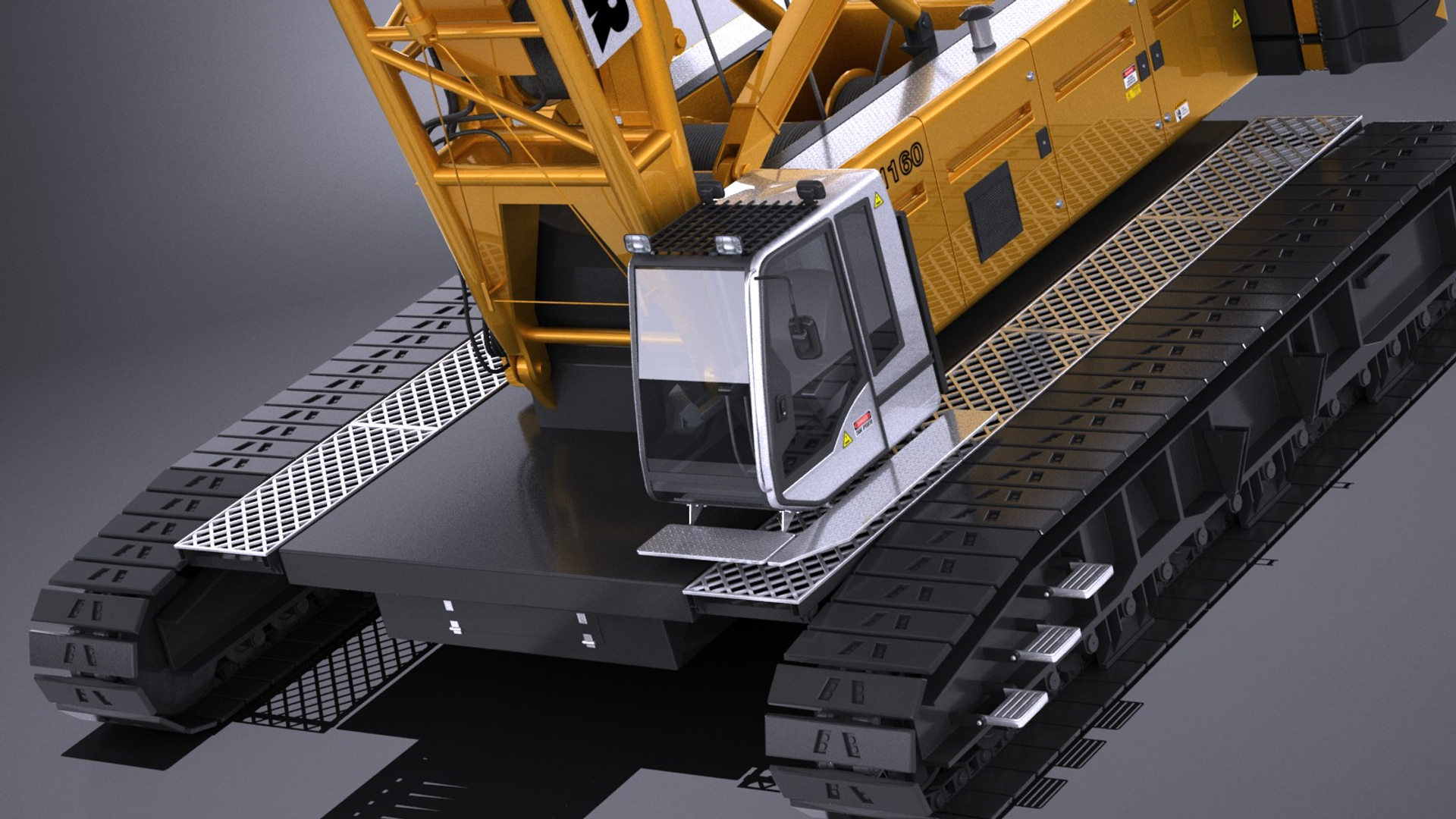 3d model of liebherr lr 1160