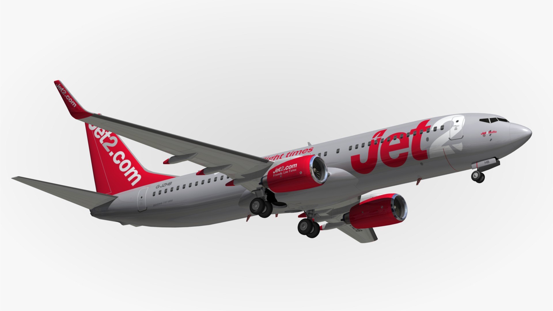 Boeing Jet2 3d Model