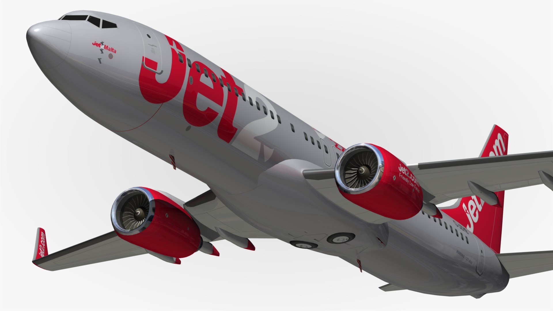 Boeing Jet2 3d Model