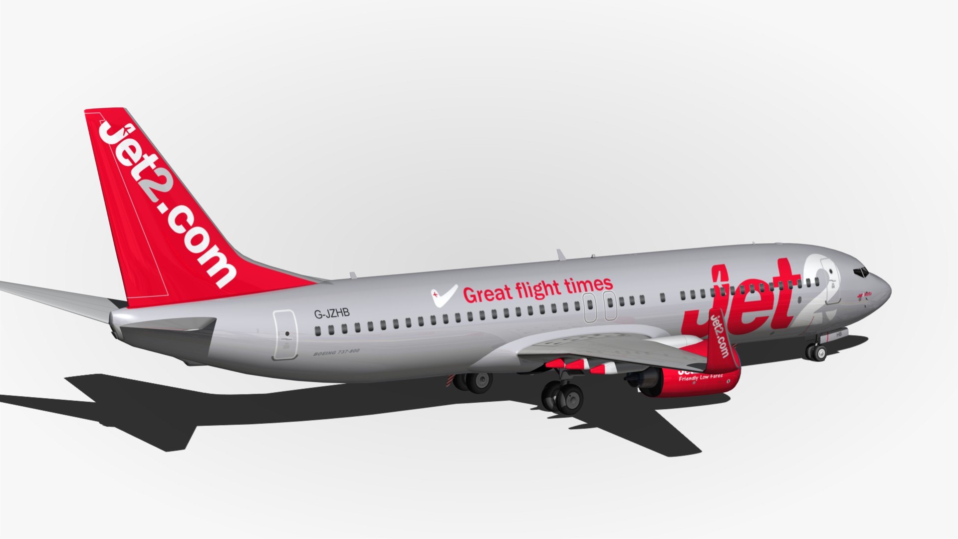 Boeing Jet2 3d Model