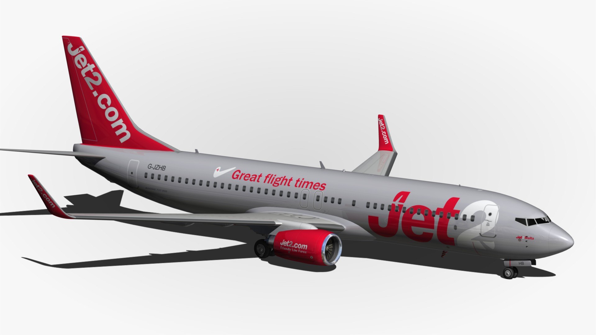 Boeing Jet2 3d Model
