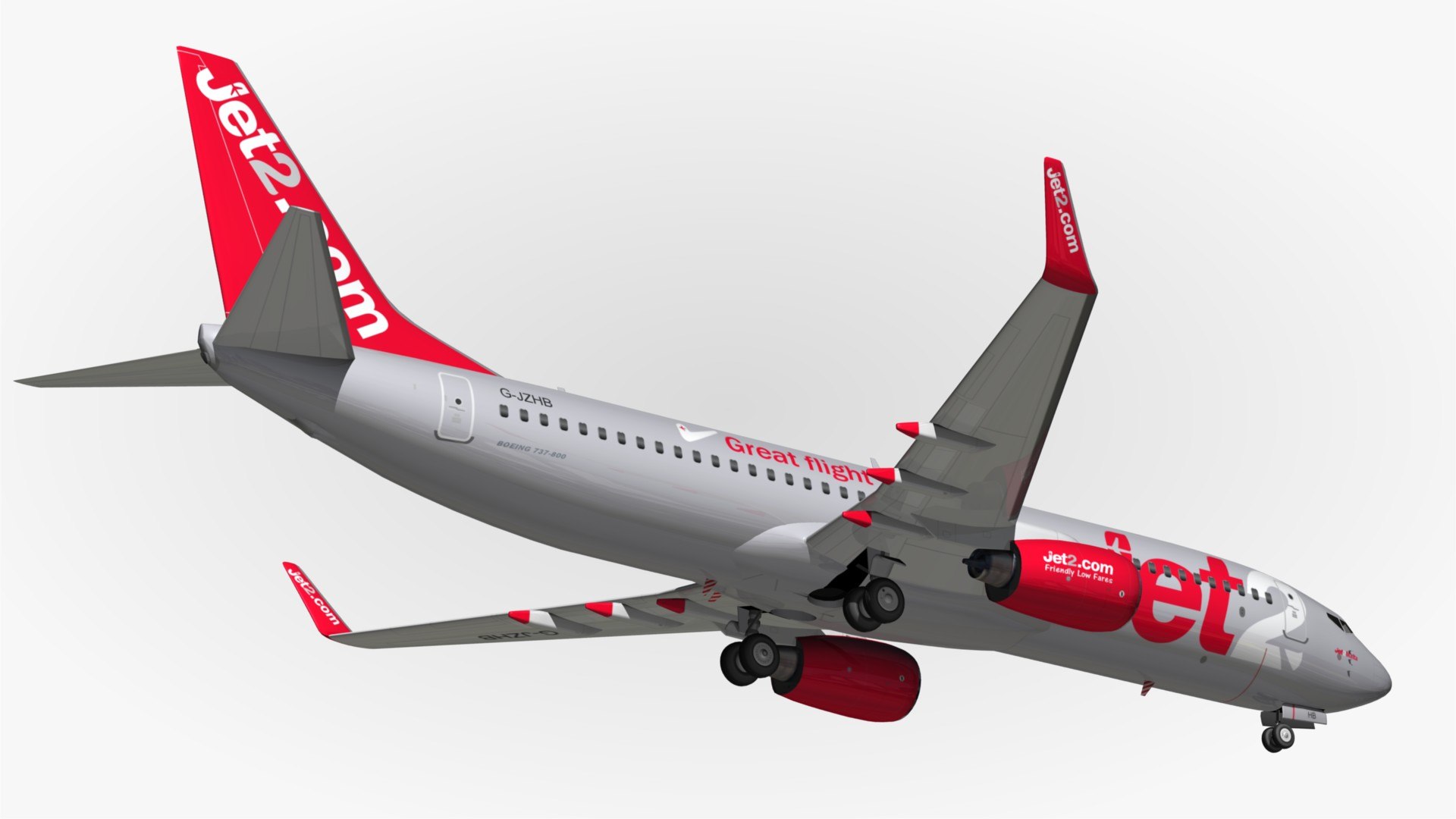 Boeing Jet2 3d Model