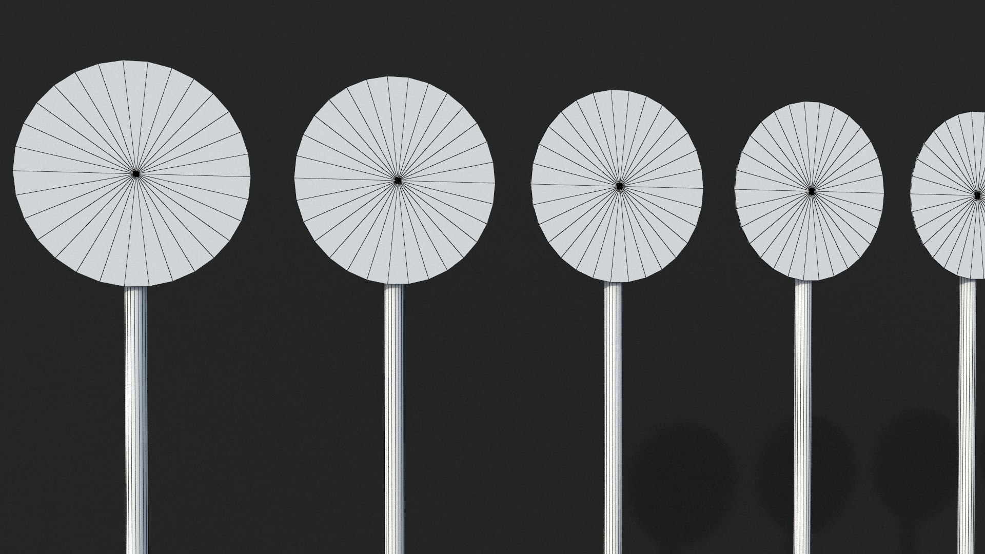 Signboards Round HD 3D Model - TurboSquid 1989735